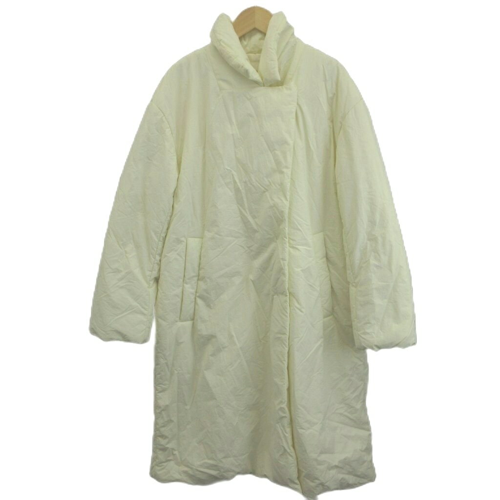 【中古】レイビームス Ray Beams パフコート 白 ホワイト アイボリー ロング スタンドカラー 長袖/YU ■GY99 レディース 【ベクトル 古着】 260327ブランドレイビームス Ray Beams表記サイズサイズ表記なし(実...