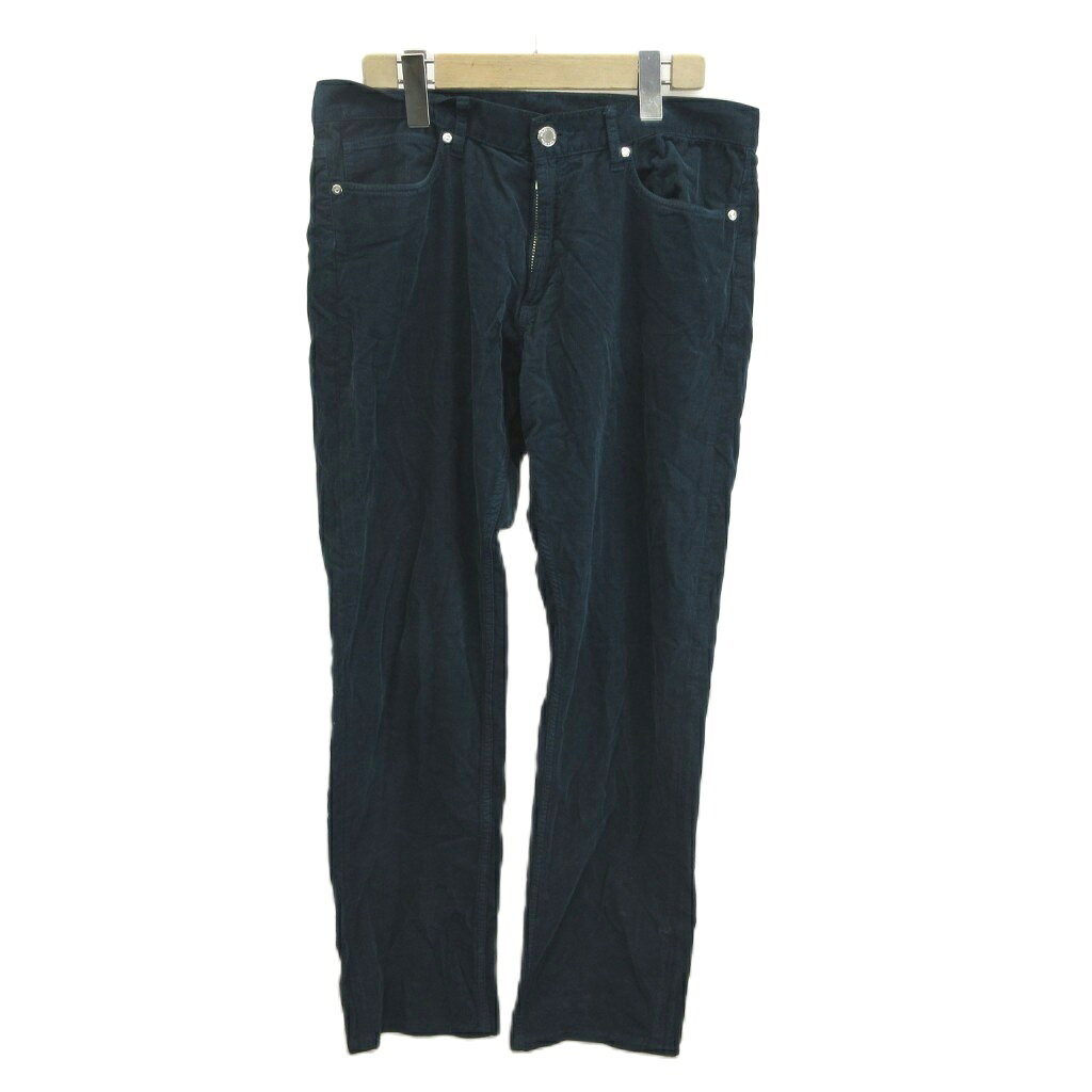 【中古】マッキントッシュ ロンドン MACKINTOSH LONDON パンツ コーデュロイ 紺 ネイビー 無地 ストレートレッグ /KK ■ECB002 レディース 【ベクトル 古着】 260330ブランドマッキントッシュ ロンドン MA...