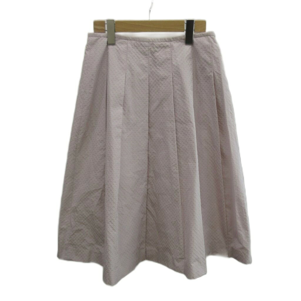 【中古】ビスティ BISTY スカート 40 ピンク ギャザー 凹凸柄 ミディ丈 /KK ■ECB003 レディース 【ベクトル 古着】 260402表記サイズ40実寸サイズウエスト：70cm　ヒップ：104cm　スカート丈：64cm　　素...