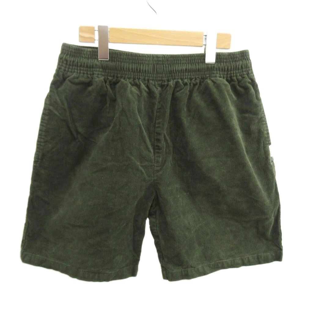 【中古】ジャーナルスタンダード レリューム JOURNAL STANDARD relume ショートパンツ イージー L 緑 カーキ コーデュロイ ゴムウエスト/YU ■GY99 メンズ 【ベクトル 古着】 260406ブランドジャーナルス...