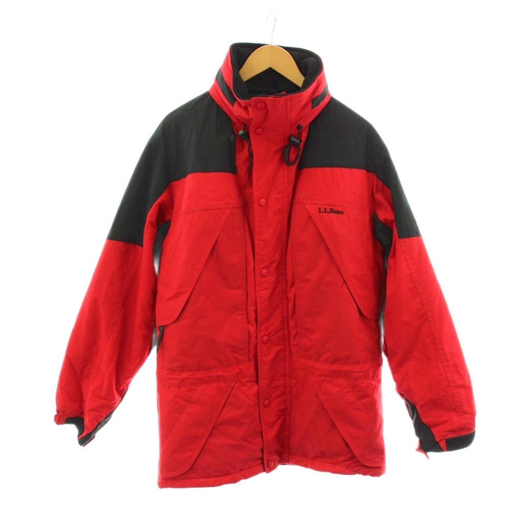 【中古】エルエルビーン L.L.BEAN マウンテンパーカー ロゴ 中綿 S 赤 レッド /AN25 ■ECD003 メンズ 【ベクトル 古着】 260407ブランドエルエルビーン L.L.BEAN表記サイズS実寸サイズ肩幅：約50cm　身...