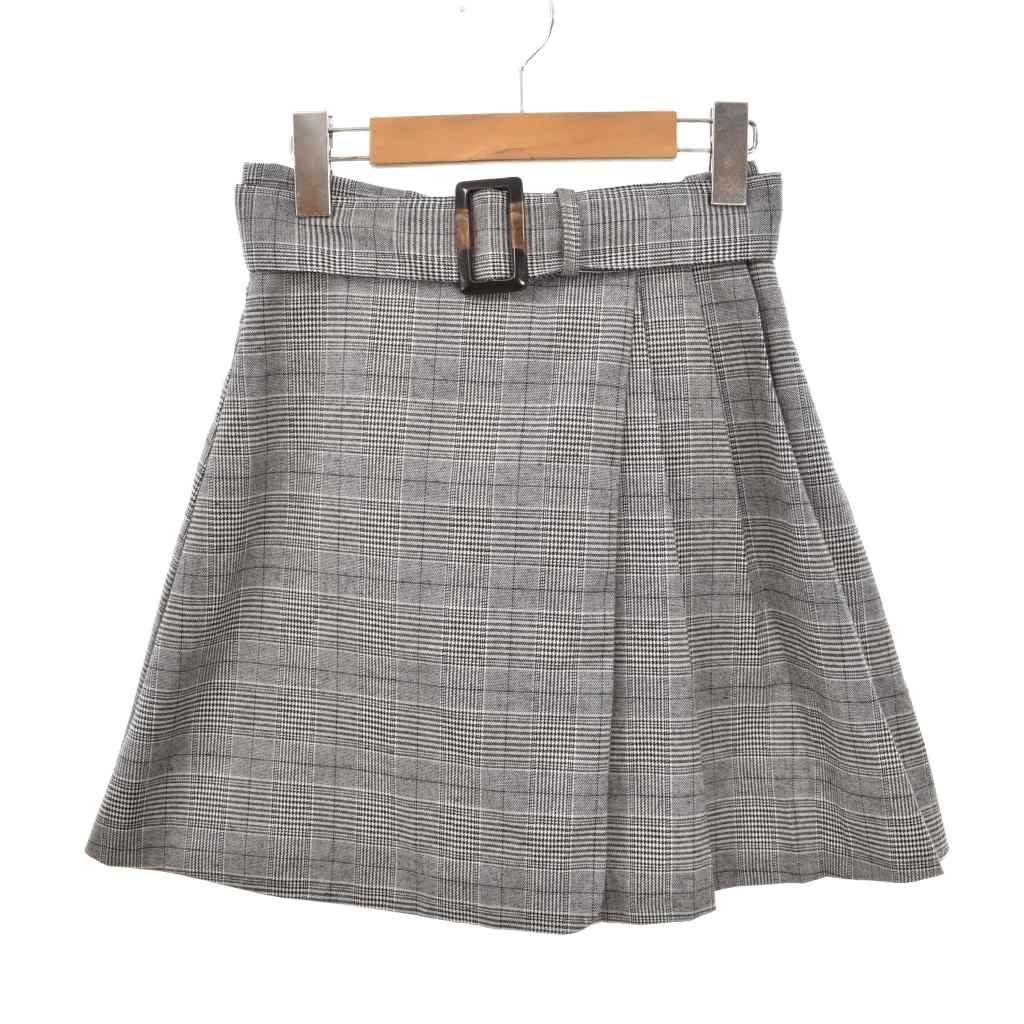 【中古】マジェスティックレゴン MAJESTIC LEGON キュロット 千鳥格子 ハウンドトゥース M グレー ■GY59 レディース 【ベクトル 古着】 260515ブランドマジェスティックレゴン MAJESTIC LEGON表記サイズ...