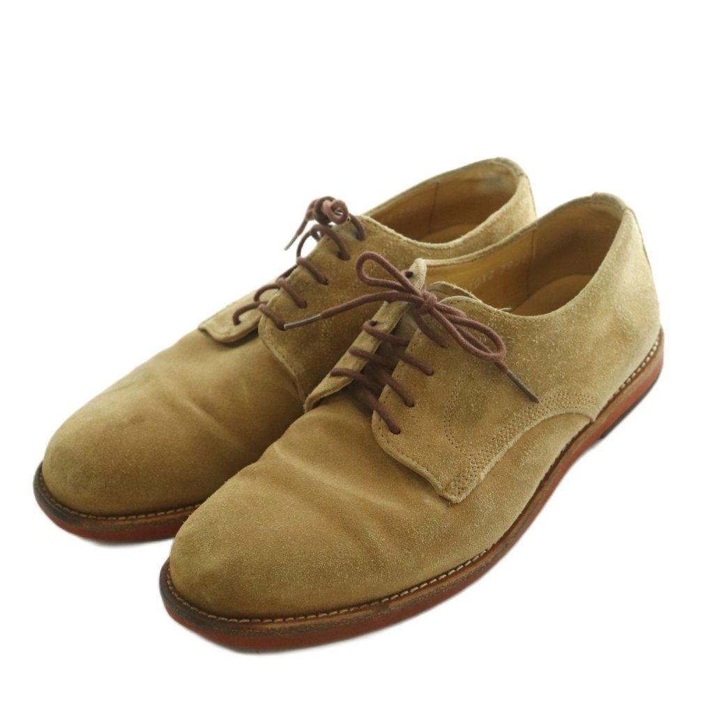 【中古】B&Y ユナイテッドアローズ BEAUTY&YOUTH ビューティー&ユース ダービーシューズ スエード 7.5 25.5cm ベージュ /MI ■ECC004 メンズ 【ベクトル 古着】 260609ブランドB&Y ユナイテッドア...
