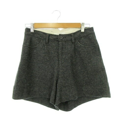 【中古】ビュルデサボン bulle de savon ショートパンツ ウール F グレー 無地 /AH36 ■ECA006 レディース 【ベクトル 古着】 260615ブランドビュルデサボン bulle de savon表記サイズF実寸サイ...