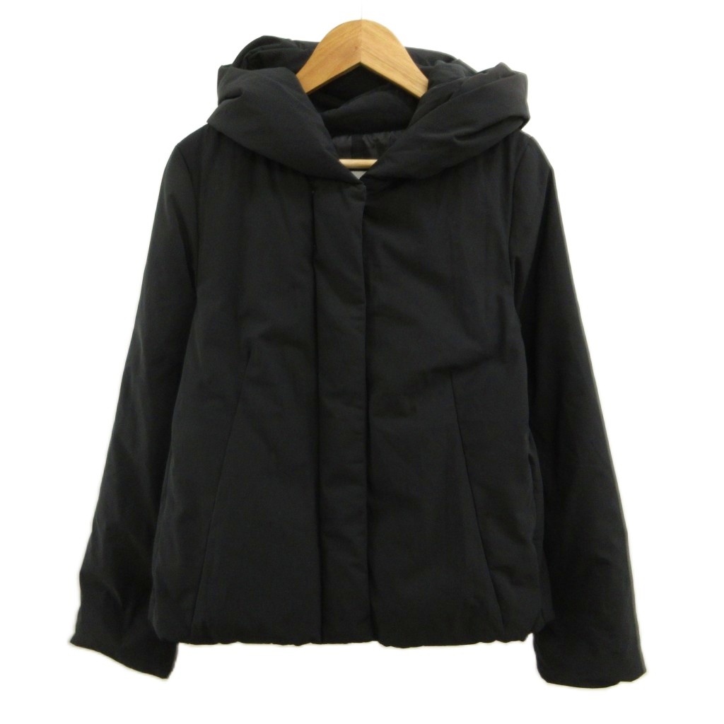 【中古】アンタイトル UNTITLED ジャケット ダウンジャケット 上着 1 黒 ブラック フード付き 無地 長袖 /KK ■GY70 レディース 【ベクトル 古着】 260618ブランドアンタイトル UNTITLED表記サイズ1実寸サイ...