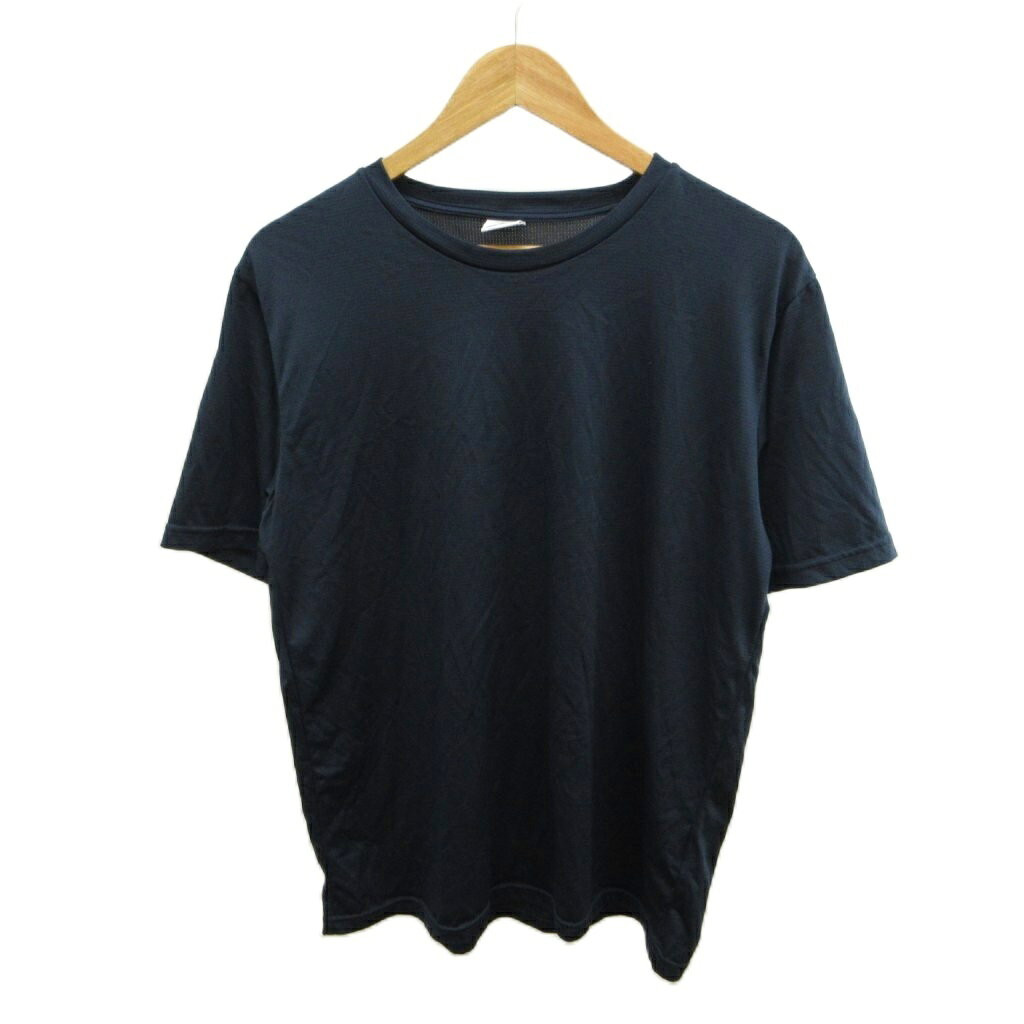 【中古】ティゴラ TIGORA Tシャツ XL ネイビー 無地 ラウンドネック 半袖 /RY ■ECB007 メンズ 【ベクトル 古着】 260730表記サイズXL実寸サイズ肩幅：46cm　身幅：51cm　着丈：65cm　袖丈：23cm　　...