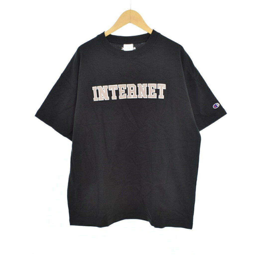 【中古】未使用品 チャンピオン CHAMPION メルセデスアンカーインク Mercedes Anchor Inc. 25SS INTERNET Tee Tシャツ 半袖 L 黒 ブラック ANC25EI01 メンズ 【ベクトル 古着】 26...