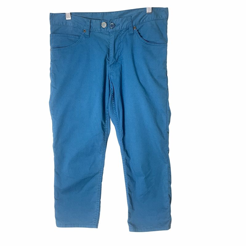 【中古】ジュンレッド JUNRed クロップドパンツ スラックス テーパード ストレッチ 1 青 ブルー メンズ 【ベクトル 古着】 250822ブランドジュンレッド JUNRed表記サイズ1 実寸サイズウエスト：68cm　もも幅：26cm...