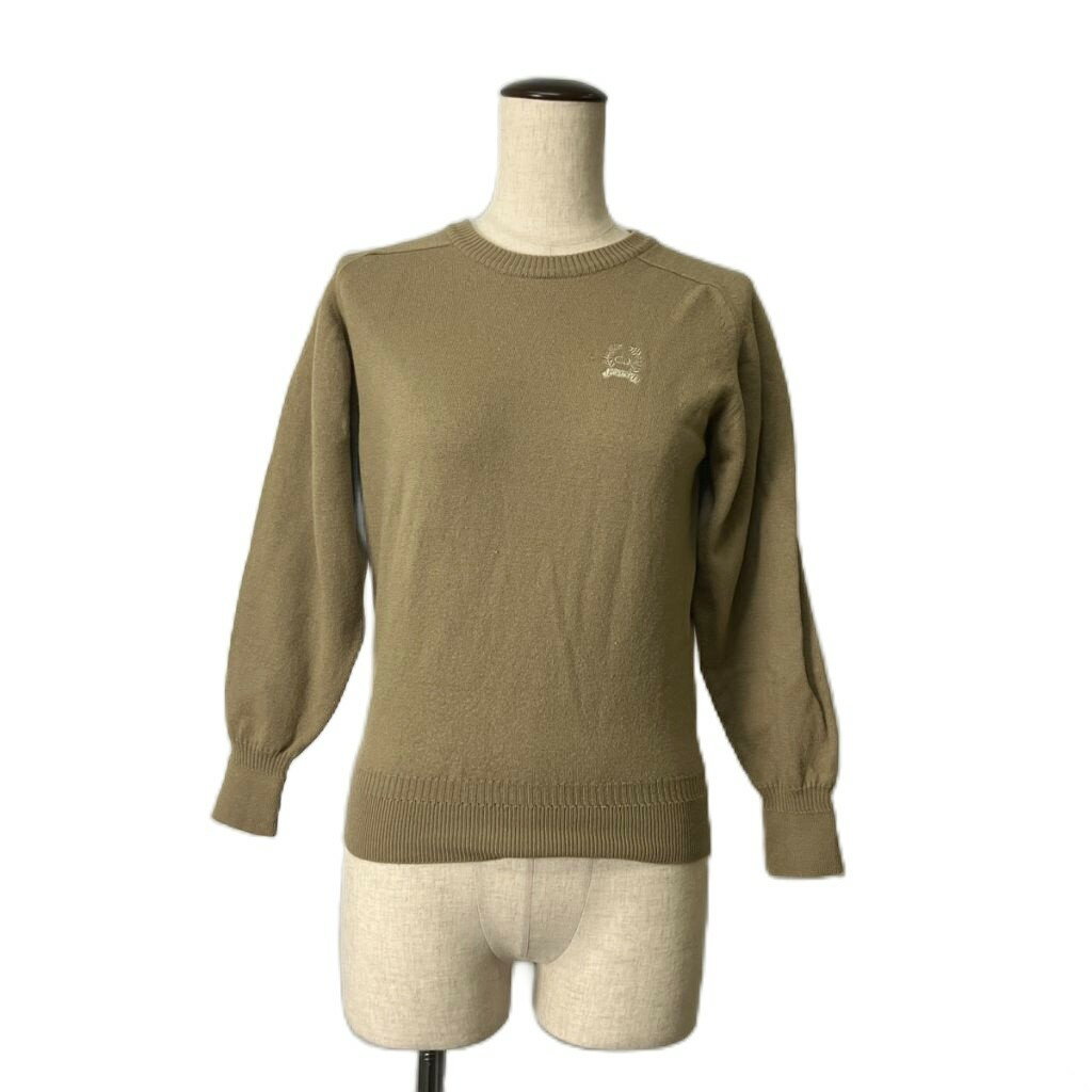 【中古】クリスチャンディオール Christian Dior SPORTS 長袖 ニット セーター ウール オールド ラグラン S ブラウン レディース 【ベクトル 古着】 260409ブランドクリスチャンディオール Christian D...