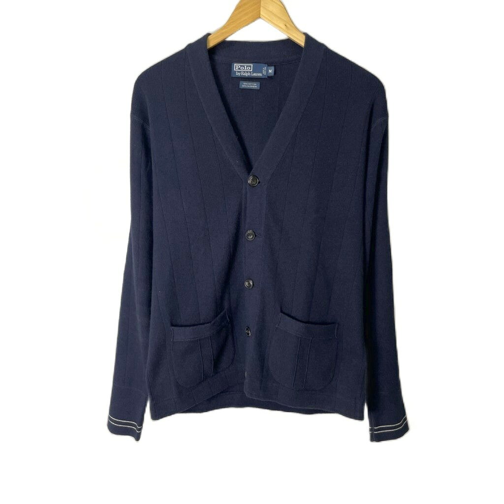 【中古】ポロ バイ ラルフローレン Polo by Ralph Lauren カーディガン カシミヤ混 長袖 M ネイビー ■GY06 メンズ 【ベクトル 古着】 260420ブランドポロ バイ ラルフローレン Polo by Ralph ...
