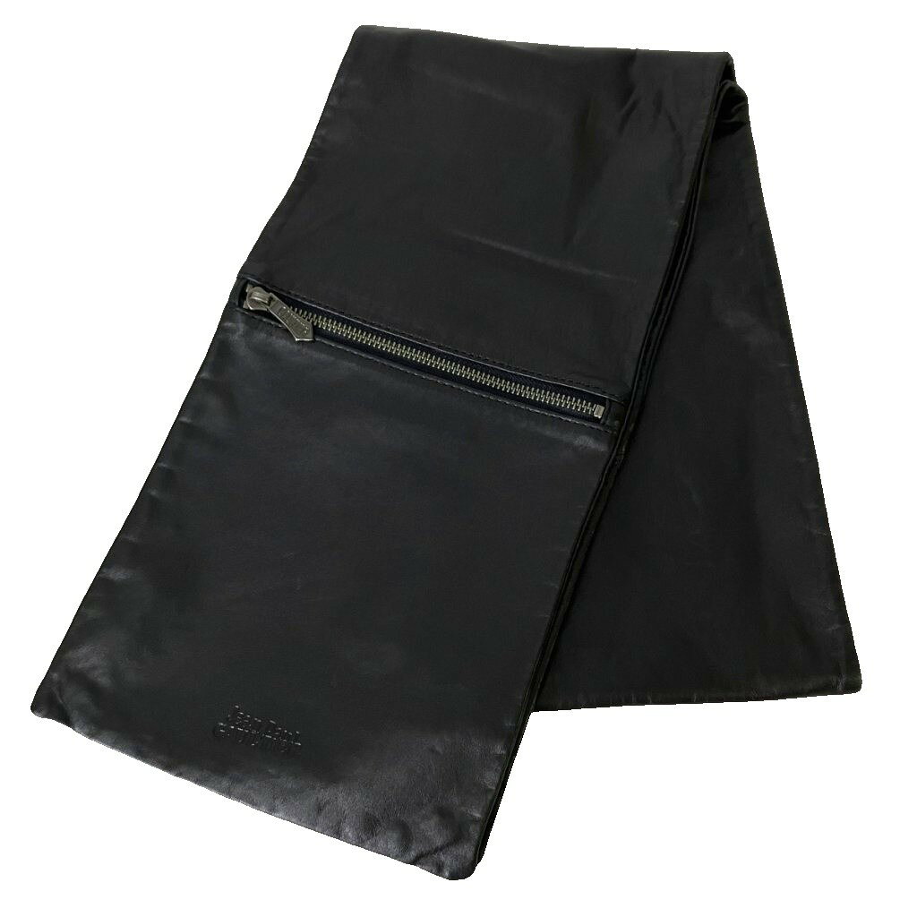 【中古】ジャンポールゴルチエ Jean Paul GAULTIER 90sレザーストール マフラー アーカイブ ヴィンテージ ブラック メンズ レディース 【ベクトル 古着】 260510ブランドジャンポールゴルチエ Jean Paul G...