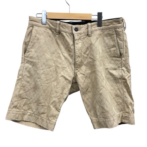 【中古】R.J.B ハーフチノパンツ 総柄 ベージュ サイズ34 Mサイズ相当 メンズ 【ベクトル 古着】 250511ブランドR.J.B表記サイズサイズ34 Mサイズ相当実寸サイズウエスト：88cm　もも幅：27cm　裾幅：24cm　股上...