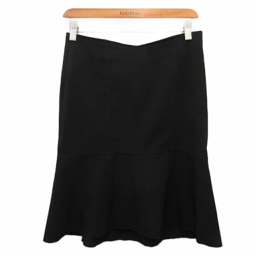 【中古】モーガン デ トイ MORGAN DE TOI フレアスカート ひざ丈 38 黒 ブラック レディース 【ベクトル 古着】 260106表記サイズ38実寸サイズウエスト：約72cm　ヒップ：--cm　スカート丈：約58cm　　素材ポ...