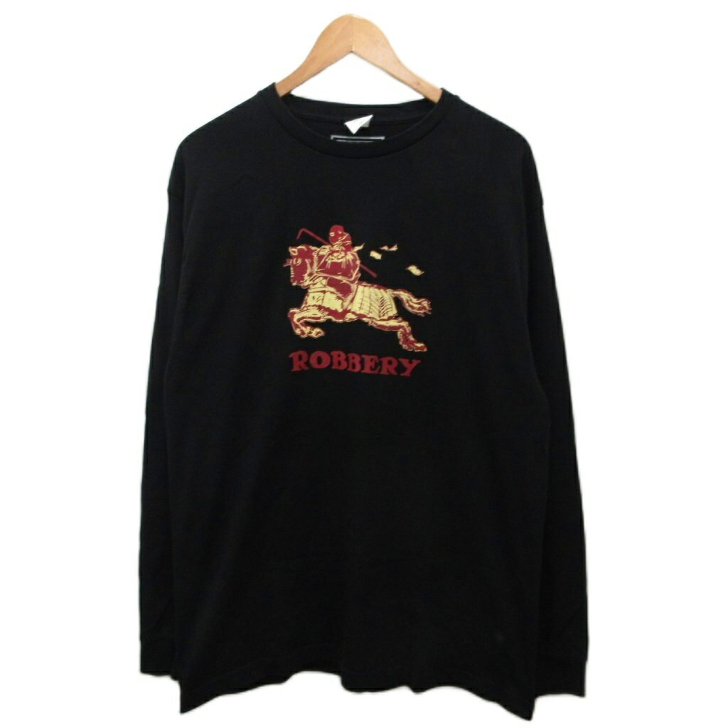 【中古】グリルブース Gurirubooth ロンT Tシャツ カットソー 長袖 XL 黒 ブラック メンズ 【ベクトル 古着】 260607表記サイズXL実寸サイズ肩幅：約51cm　身幅：約54cm　着丈：約74cm　袖丈：約64cm　　...