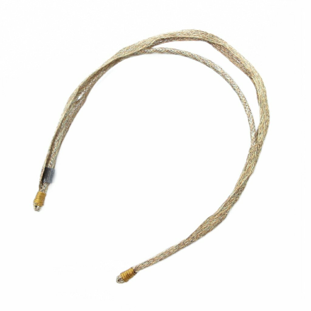 【中古】colette malouf 美品 カチューシャ 編み込み ゴールドカラー /HW レディース 【ベクトル 古着】 260612実寸サイズ全長：40cm　色ゴールドカラー状態使用感が少なく、かなり状態の良い商品です。 ※あくまでも中...