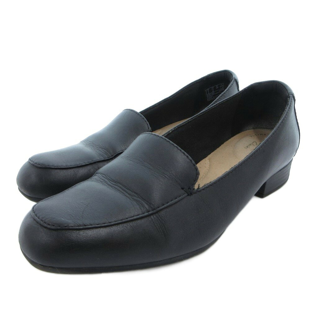 【中古】クラークス clarks Keesha Luca ローファー パンプス レザー 23.5 黒 ■IBO100 レディース 【ベクトル 古着】 260708ブランドクラークス clarks表記サイズ23.5cm実寸サイズヒールの高さ：...