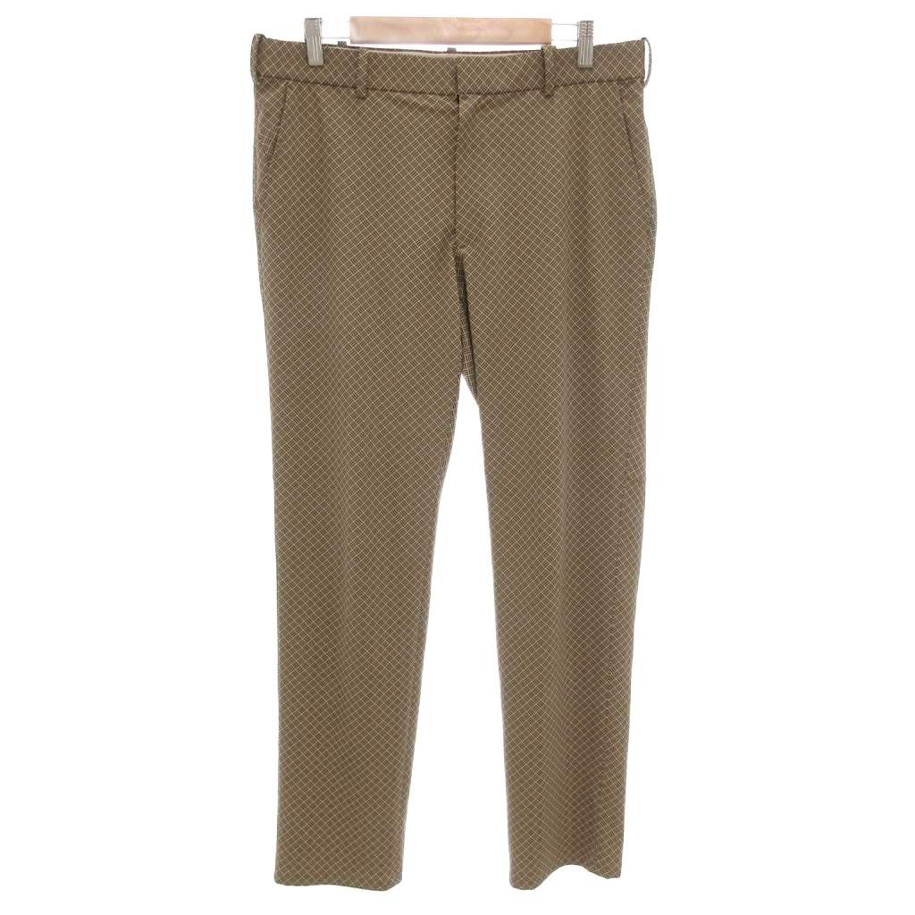 【中古】ポールスチュアート PAUL STUART GOLF 23SS 美品 ボディシェルパケ柄プリントトラウザーズ パンツ ストレッチ LL ベージュ系 /UO 【ベクトル 古着】 250916ブランドポールスチュアート PAUL STU...