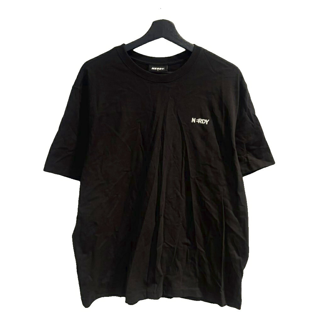【中古】ノルディ NERDY Tシャツ カットソー 半袖 L 黒 ブラック ■GY99 メンズ 【ベクトル 古着】 260306表記サイズL実寸サイズ肩幅：約46cm　身幅：約51cm　着丈：約67cm　袖丈：約22cm　　素材綿 ポリエス...