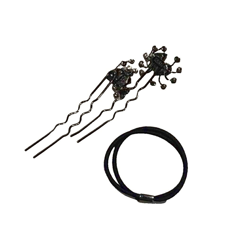 【中古】コレットマルーフ colette malouf ヘアピン ヘアゴム ヘアアクセサリー 黒 ブラック ■BM レディース 【ベクトル 古着】 260730ブランドコレットマルーフ colette malouf実寸サイズまとめの為、採寸...