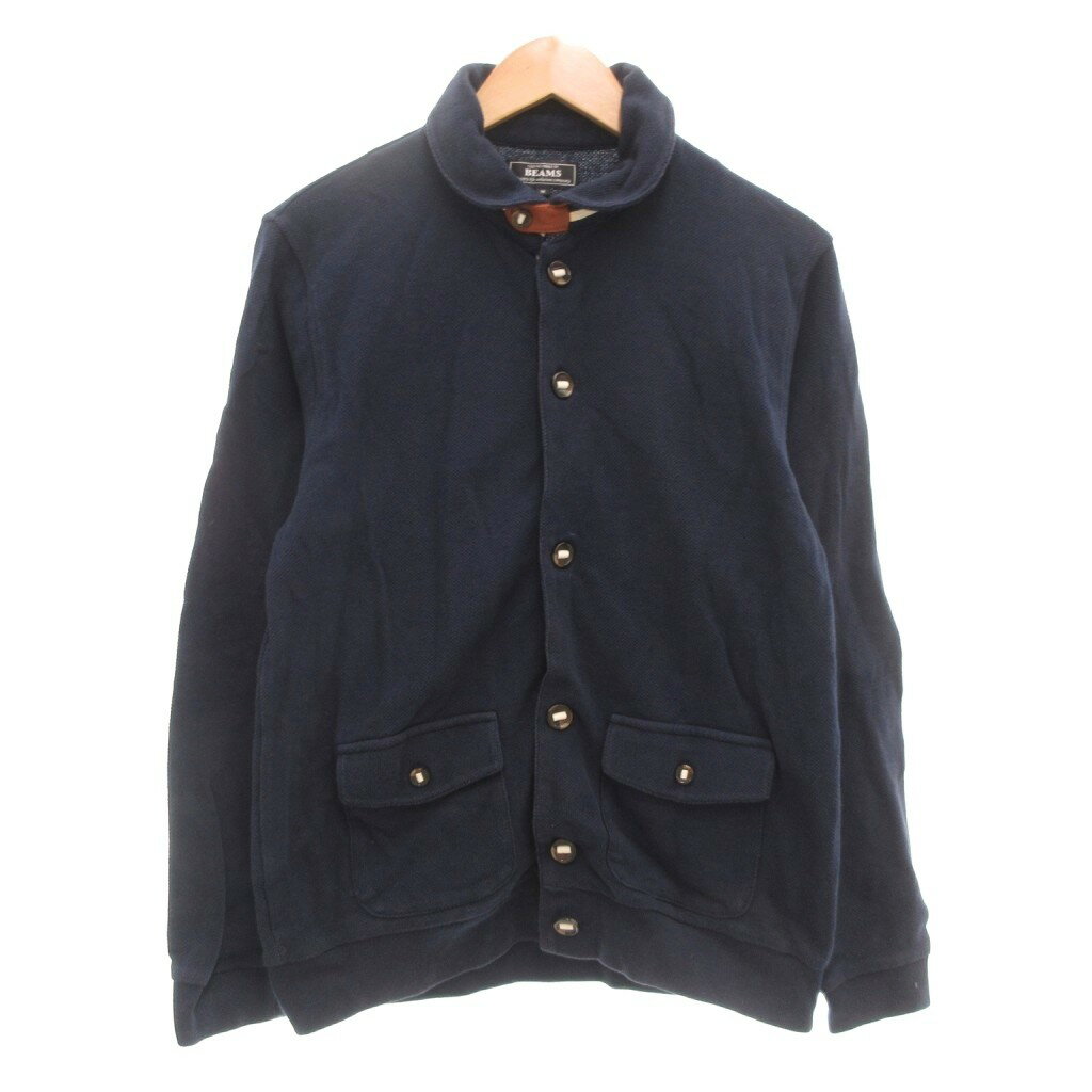 【中古】ビームス BEAMS ジャケット M ニット 紺 ネイビー 11-13-0726-351 /AE ■YHS14 メンズ 【ベクトル 古着】 251218ブランドビームス BEAMS表記サイズM実寸サイズ肩幅：44cm　身幅：52cm...