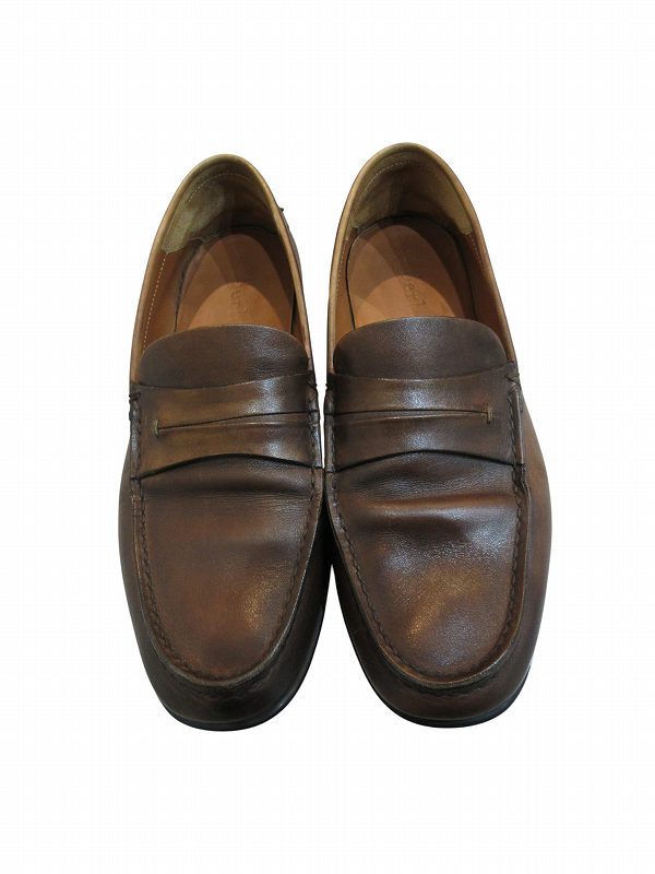 【中古】ベルルッティ Berluti ローファー メンズ 【ベクトル 古着】 260320ブランドベルルッティ Berluti実寸サイズ最大幅：9.5cm　アウトソール：29cm　　素材レザー色ブラウン状態・大きく目立ったダメージはなく、問...
