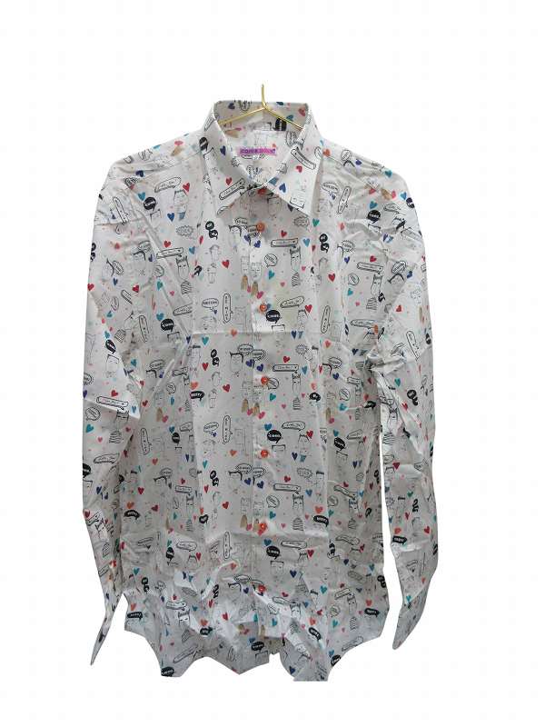 【中古】未使用品 COTON DOUX シャツ メンズ 【ベクトル 古着】 260330ブランドCOTON DOUX表記サイズ43実寸サイズ肩幅：50cm　身幅：61cm　着丈：84cm　袖丈：68cm　　素材綿98 ポリウレタン2色ホワイ...