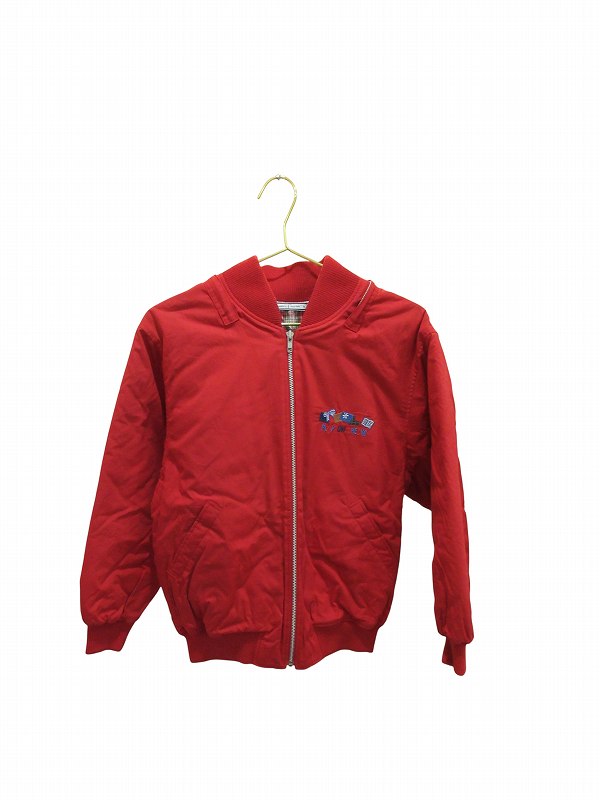【中古】PresentedbyF フード付きブルゾン赤 レディース 【ベクトル 古着】 260429ブランドPresentedbyF表記サイズM実寸サイズ肩幅：49cm　身幅：54cm　着丈：58cm　袖丈：53cm　　素材綿100色レッド...