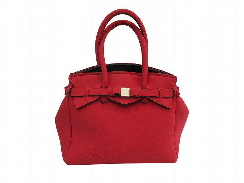 【中古】セーブマイバッグ SAVE MY BAG ハンドバッグ 赤 レッド レディース 【ベクトル 古着】 260507ブランドセーブマイバッグ SAVE MY BAG実寸サイズ持ち手の長さ：37cm　ヨコ：26cm　タテ：20cm　マチ：...