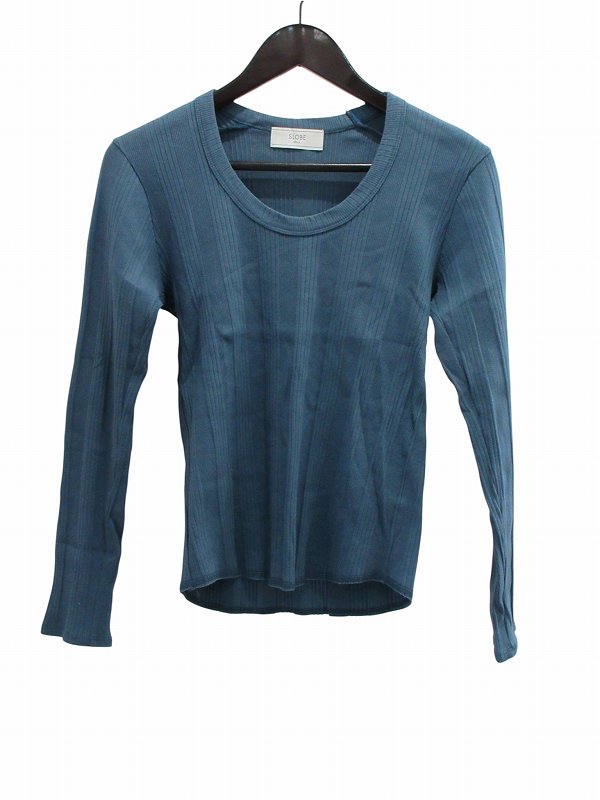 【中古】未使用品 スローブ イエナ SLOBE IENA 長袖 Tシャツ ブルー レディース 【ベクトル 古着】 260525ブランドスローブ イエナ SLOBE IENA 表記サイズ表記無し実寸サイズ肩幅：36cm　身幅：37cm　着丈：...