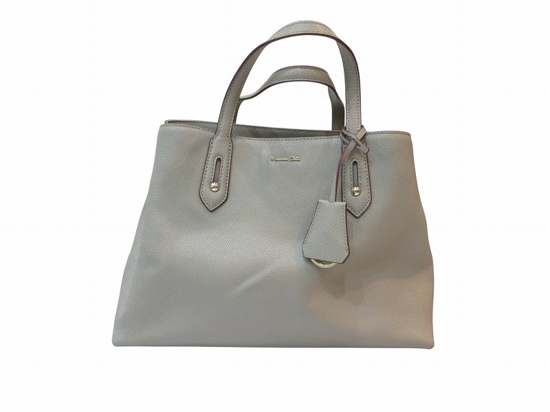 【中古】ハンドバッグ 2Way マッシモ・ドゥッティ Massimo Dutti グレー レディース 【ベクトル 古着】 260627実寸サイズ持ち手の長さ：27cm　ヨコ：34cm　タテ：23cm　マチ：14cm　ショルダーの長さ：-cm...