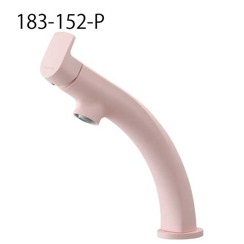 商品名 TSUKI つき シングルレバー混合栓 メーカー カクダイ / KAKUDAI 品番 183-152-P 商品説明 ●カラー：フロストピーチ ●取付穴径33〜35ミリ・厚5〜35ミリ ●一般地・寒冷地共用 ●角度調節機能付き泡沫 ●...