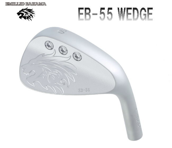 EMILLID BAHAMA EB-55 WEDGE エミリッドバハマ ウェッジ ヘッド単体 + カスタムシャフト装着！ フェース面の平面の精度を徹底し、フェースとボールの摩擦をより高める設計となっている。 また、「バウンスを使ったスピン」...