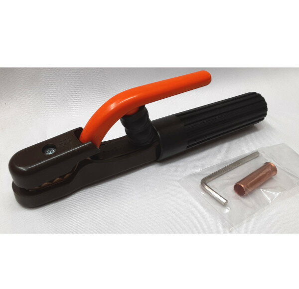 阪口 安全ホルダー ネジ止め SH-300 300A用の一般的な安全ホルダーです 使用電線 22〜38mm2 溶接棒 3.2〜6mm 全長 230mm 重量 400g 使用率 60％ ■発送はレターパックとなります。　
