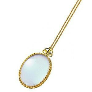 さりげなく身につければ外出時にも安心、ペンダントルーペです。サイズレンズ:30×40mm、チェーン:76cm個装サイズ：9.2×8.4×3.5cm重量個装重量：53g素材・材質光学ガラス仕様倍率:4倍生産国日本※複数個ご購入の場合、別途送料...