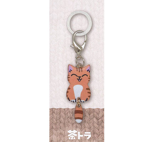 イエロー 300円カプセル自販機商品の単品販売です。ゆらゆらしっぽの めじるし ねこ チャーム より【茶トラ】です。■サイズ：約3.5cm■商品は新品ですが、カプセルは付きません。　付属のミニブック（説明書）は付きますが、　ガシャポン玩具の...