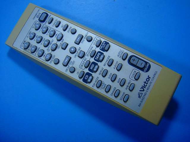 【商品情報】 メーカー：ビクター 型番：RM-SUXZ7MD-S 付属品：本体（写真内の物ですべてになります） ※電池カバー、バッテリー、充電器、コード、ふた カバー、枠等の付属品は写真に写ってない場合付属しません。 【商品の状態に関して】...