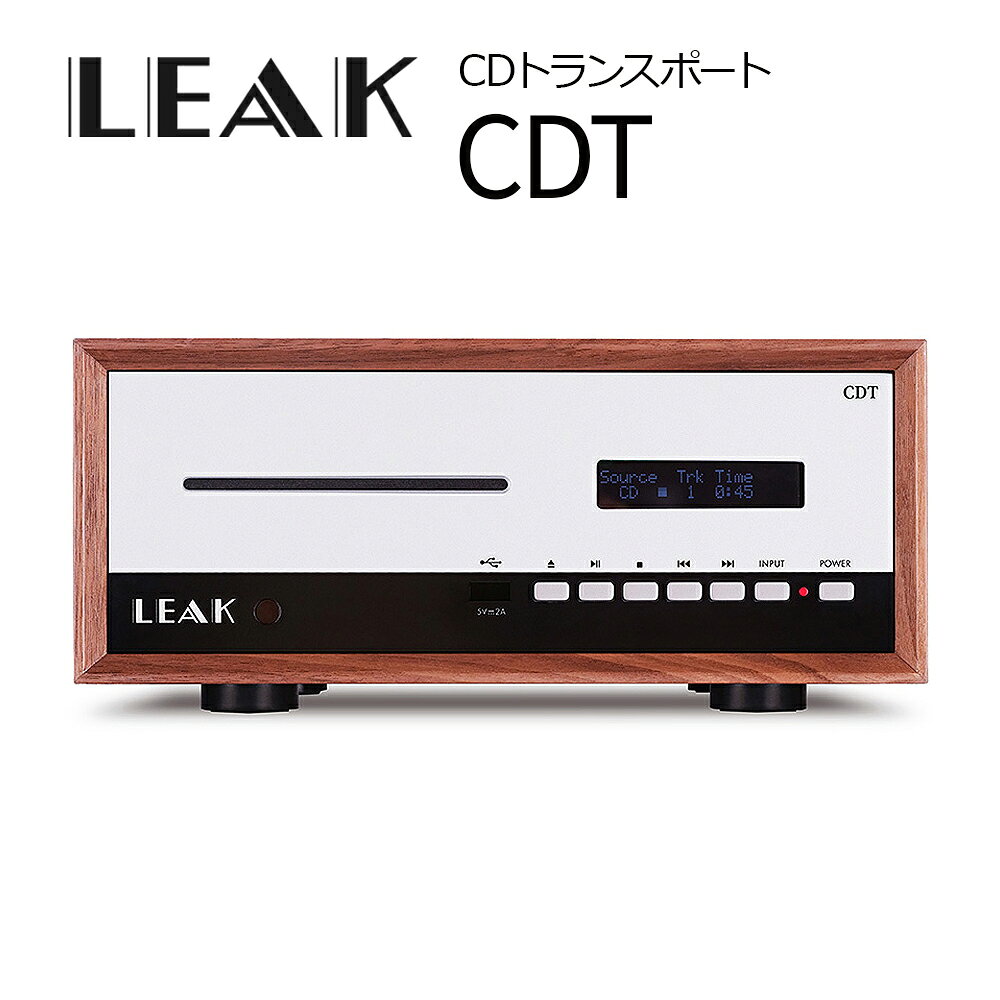 レトロなル​​ックス、モダンな機能なCDトランスポート ハロルド・ジョセフリーク（Harold Joseph Leak）生誕113年、LEAK社創業85年目の2021年LEAK（リーク）は再び歩み出します。クラシカル...
