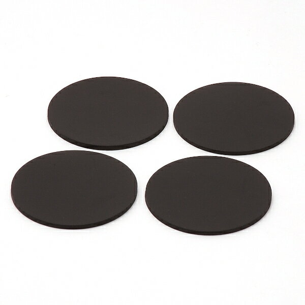 アコースティックリバイブ　CP4(4枚1組) クロロプレンインシュレーターCP-4 4個1組　￥2,000(税別) 寸法：Ф50×厚み2mm 音色は変えずにSN比、透明度を改善し、ダンピングの効いた強力な低域へと増強する超ハイPCインシュレ...