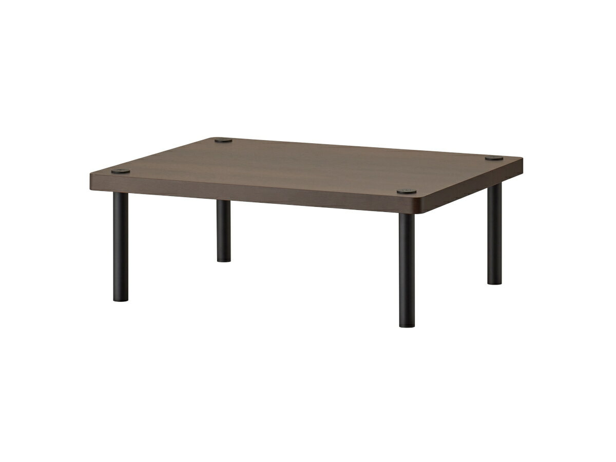 ■機器設置 機器追加や間隔の調整に便利な連結ユニット。天、棚板をパイプと専用ネジで挟み込むジョイント構造。 ■リバーシブル仕様 ダークブラウン木目とマットブラックが選択可。 製品名：VTP-01S 質量：約5kg 高さ内寸：180mm 総耐...