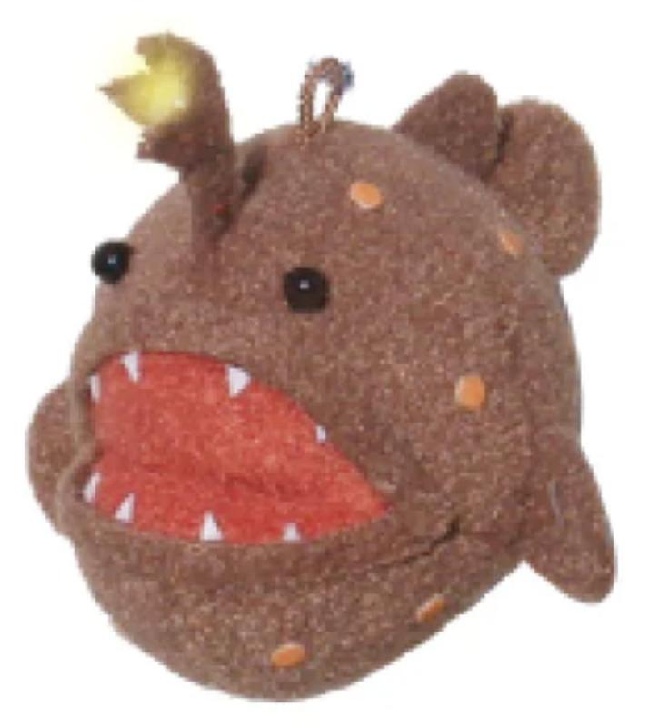 内藤デザイン研究所(Naitou Design) 海中散歩 マスコット チョウチンアンコウ ぬいぐるみ 雑貨水族館にいる魚たちの特徴をとらえた、ボールチェーン付の可愛いマスコットです。水族館でおなじみの魚から、マニアックな深海魚まで、にぎや...