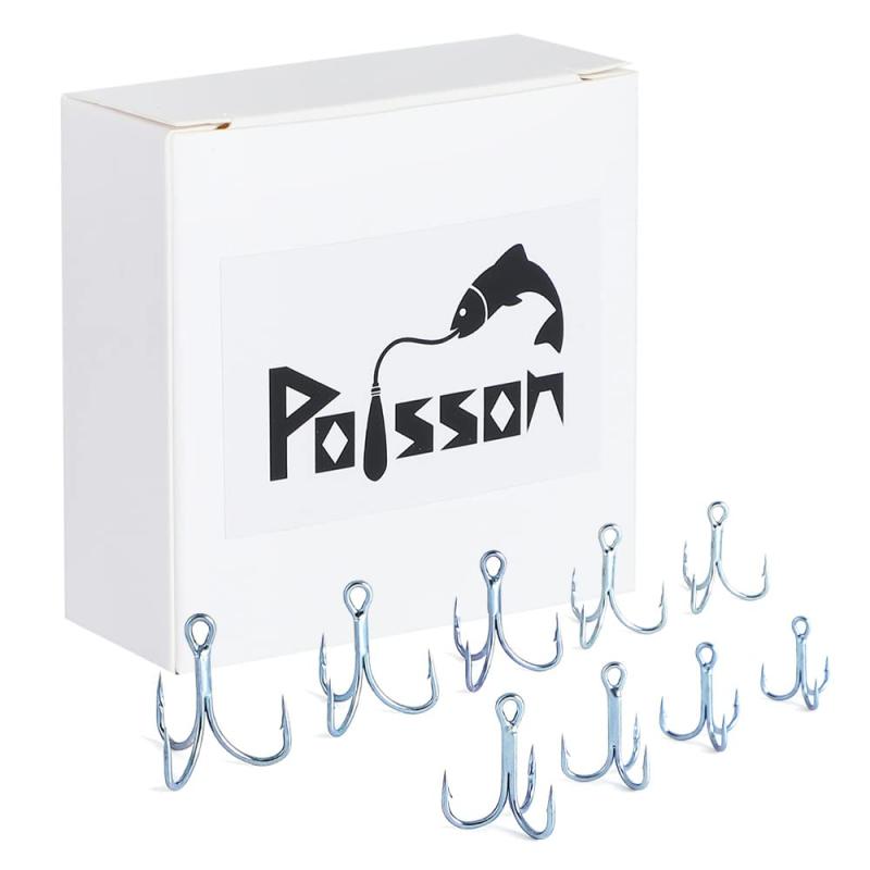 Poisson（ポアソン） ソルト専用 トレブルフック トリプルフック MH 第三者機関塩水浸漬試験実施済ソルト専用トレブルフック第三者機関で塩水浸漬試験実施済やや太軸MH鈎先ストレートタイプセンターバランスアイ仕様選べるスプロートベンド、...