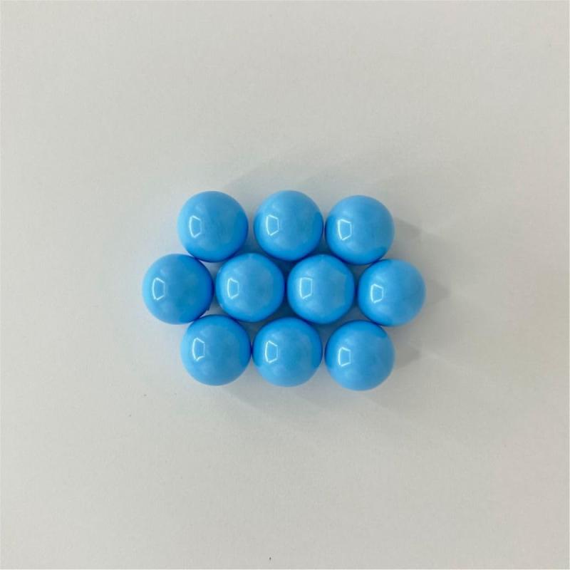 F4000518 ガラポン抽選器用抽選球 水色 10球 12mm● サイズ：直径 12mm ガラポン抽選器に使用する標準的な小サイズの抽選球です。手のひらに収まるコンパクトなサイズで、スムーズな回転と排出を実現します。● 材質：ユリア樹脂（...