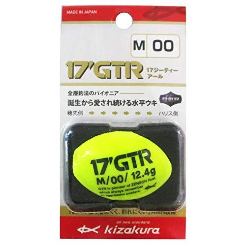キザクラ(kizakura) ウキ 17Kz GTR M イエロー 00 38013［上下SICリング］　φ×高さ　M　27.5φ x 40.0mm自重（g）　00　12.4g
