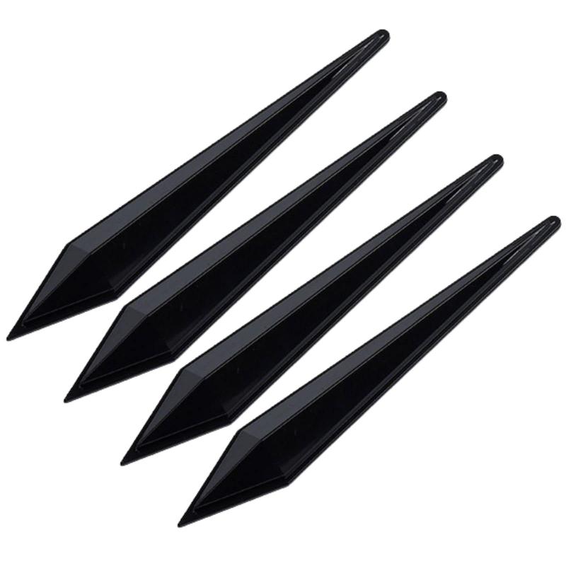 TIGRE BLANC 汎用 ドアミラー バンパー ガード ドアトリム 車 保護 ステッカー キズ 防止 プロテクター ボルテックスジェネレーター ゴムカナード エアロ パーツ カスタム 4本 セット【商品内容】汎用タイプでドアミラー、バン...