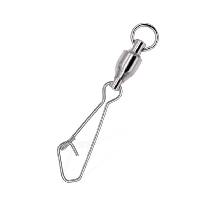 Iスナップ ボールベアリング スイベル クイックスナップ 釣具 金具 強力スナップ ステンレス サルカン #0~10 15~50個セット 【Provare】サイズ：0 / 長さ：27mm / 強度：8Kgステンレス製で、破断強度に優れていま...