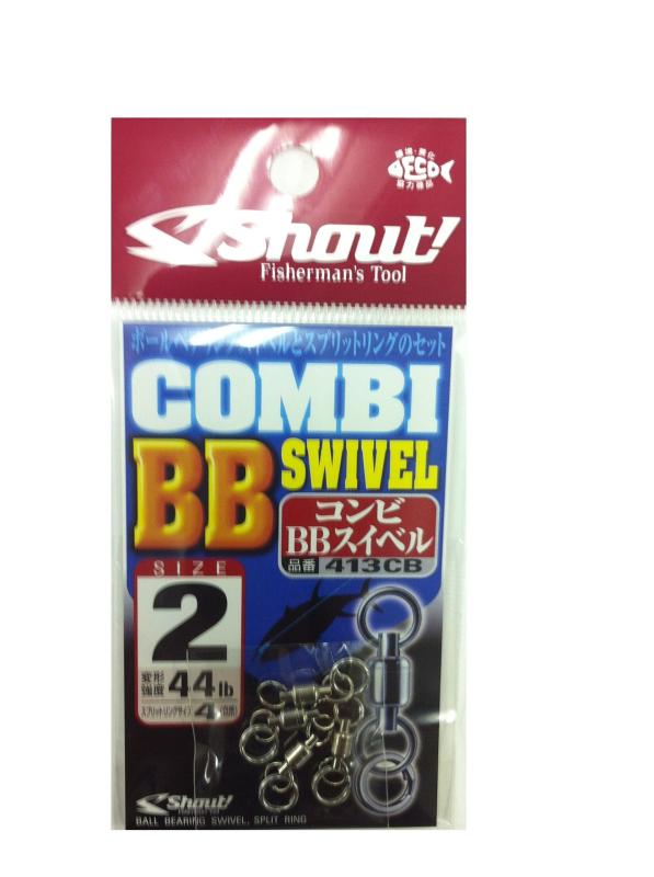 シャウト(Shout) (Shaut) 413CB コンビBBスイベル #2製品型番:4941430071993用途:全魚種対応梱包サイズ:12.3 x 6.1 x 0.6 cm