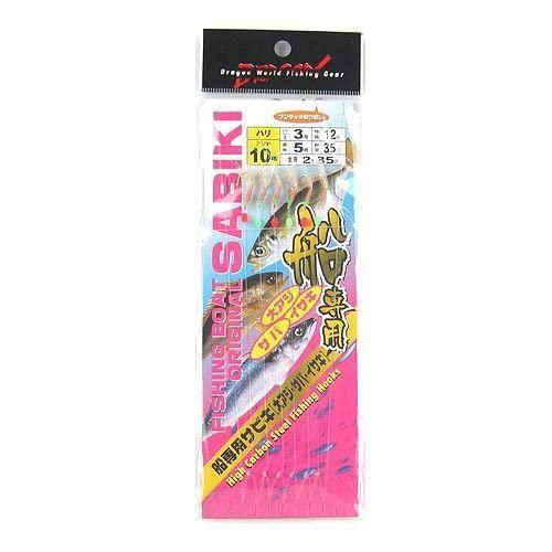 マルシン漁具（DRAGON） ドラゴン 船サビキ 赤 針10号－ハリス3号マルシン漁具 船サビキ 赤 (サビキ仕掛け・ジグサビキ)全長(cm)：235マルシン漁具 サビキ仕掛け・ジグサビキ