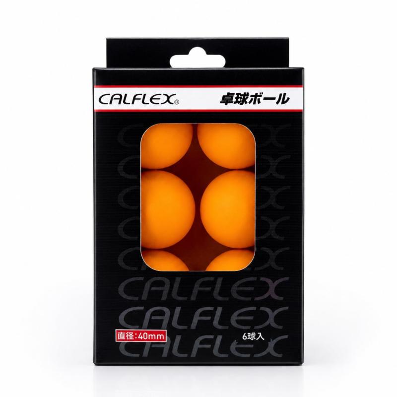 サクライ貿易(SAKURAI) 卓球ボール 6球入り オレンジ CALFLEX(カルフレックス) プレゼント CTB-006OGカラー:オレンジ材質:セルロイド6球入り