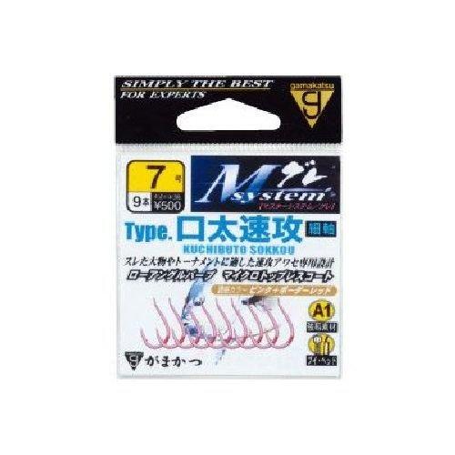 がまかつ(Gamakatsu) シングルフック Mシステム タイプ 口太速攻