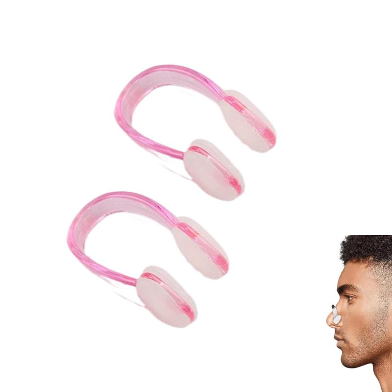BLOOPIC 水泳用 ノーズクリップ 2個セット 鼻クリップ 鼻栓 泳ぎ用品 シリコン製 泳ぎのトレーニング 水遊び 大人 子供 保護 持ち運びやすい 軽量 小型 男女兼用 水泳初心者 収納ケース付